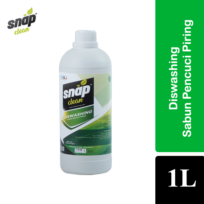 Jual Snap Clean Sabun Cuci Piring Ramah Lingkungan Diswashing 1 Liter ...