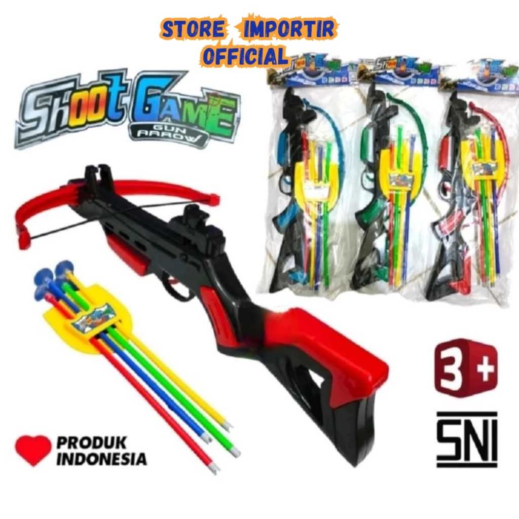 Jual Mainan Anak Viral T3mbakan Panah Shoot Game OCT 8259 Arow Aim And ...