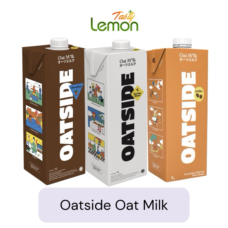 Jual Oatside Oat Milk, Susu Oat 1 Liter | Shopee Indonesia