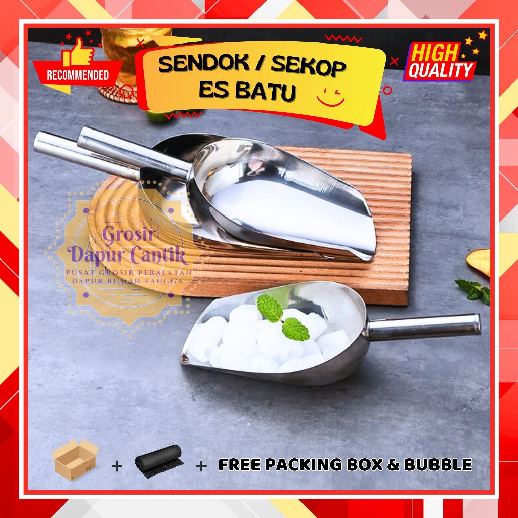 Jual Sendok Sekop Es Batu / Serok Centong Beras Kopi Gula Serbaguna ...
