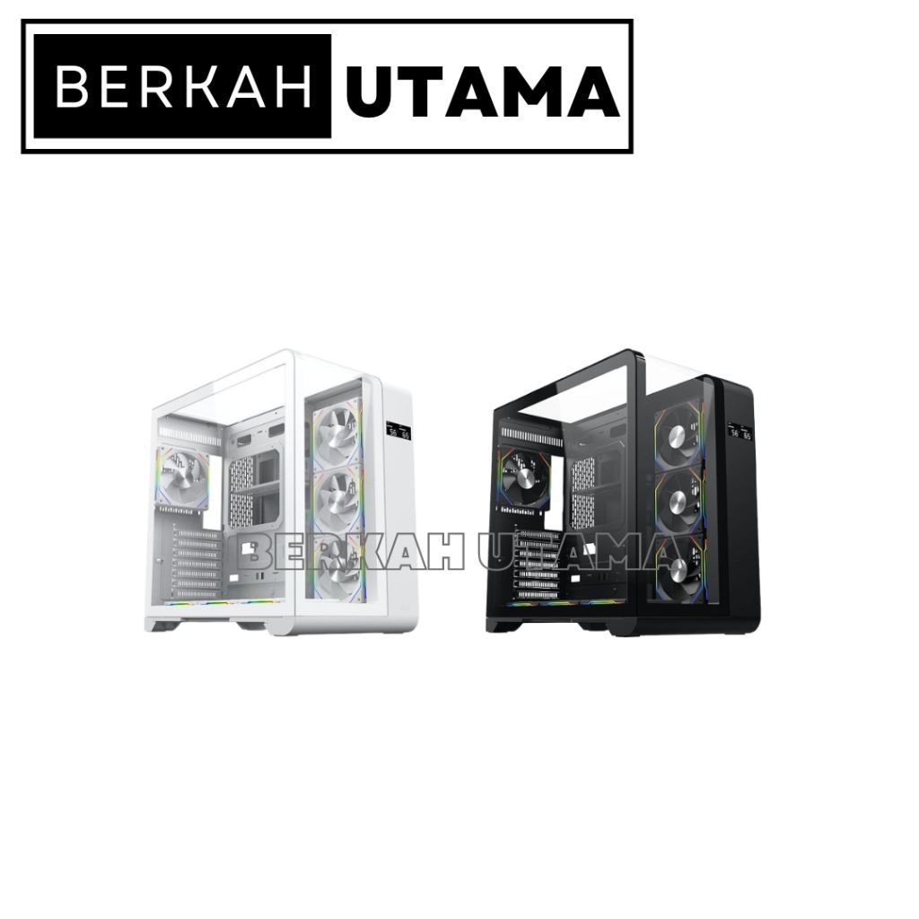 Jual CASING GAMING RAPTOR GLASS TEMP SERIES | 3POWER UP GLASS TEMP + 3 ...