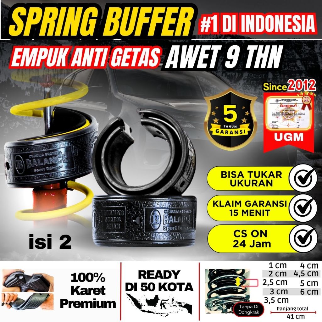 Jual Spring Buffer BALANCE Stabilizer Mobil Dumper Karet Peredam ...