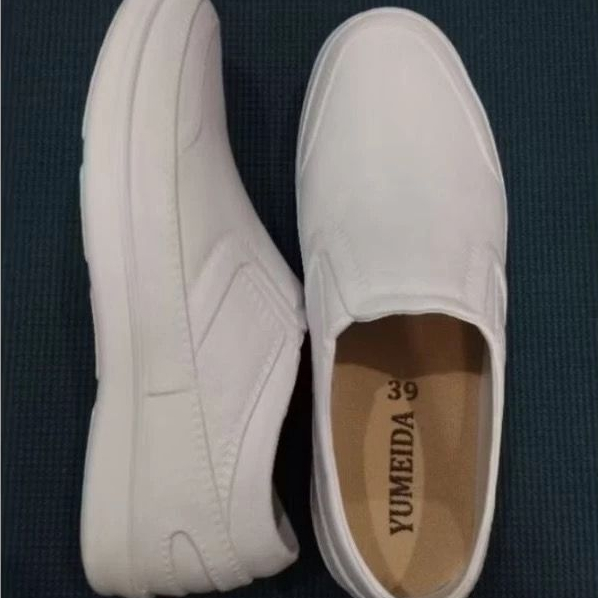 Jual Yumeida Sepatu Karet Putih | Sepatu HYGINE | Shopee Indonesia