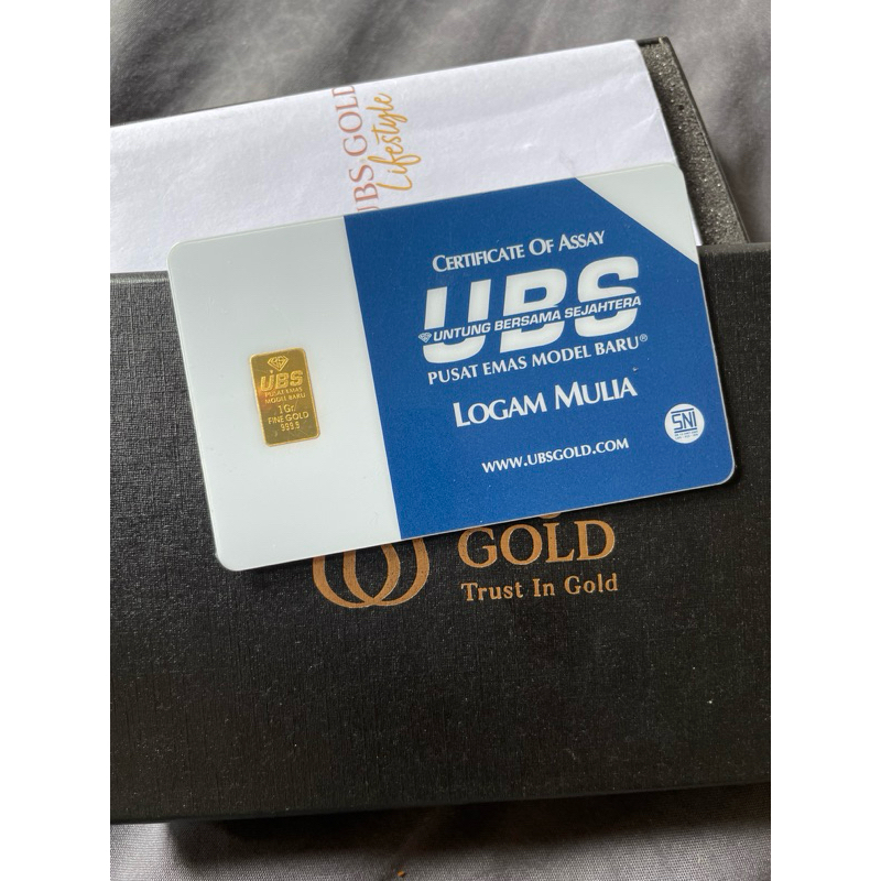 Jual UBS Logam Mulia 1 gram - Gold Bar/Emas Batangan | Shopee Indonesia