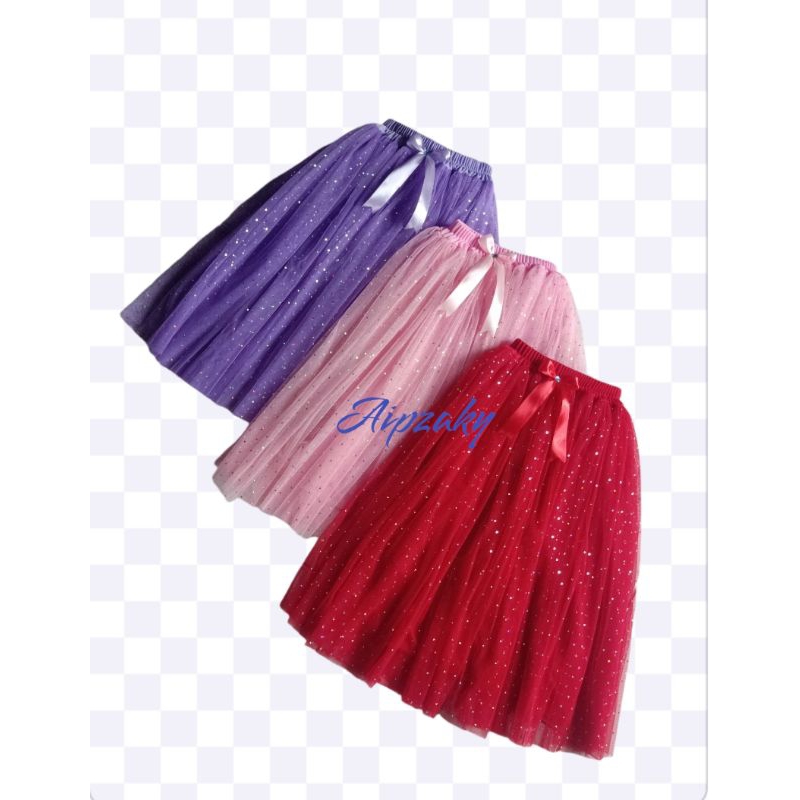 Jual Rok tutu PANJANG Glitter/Rok tutu anak perempuan / Rok tutu anak ...