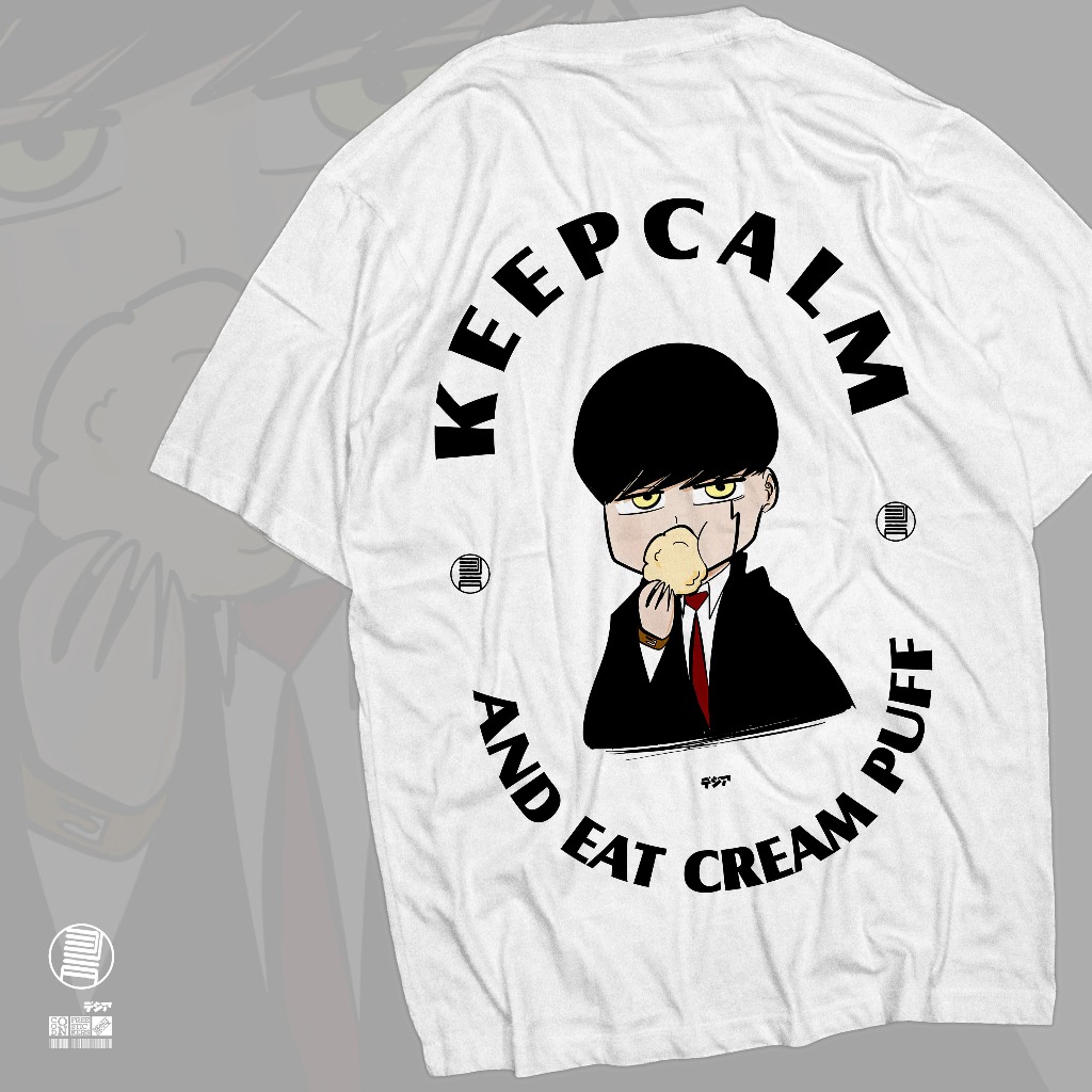 Jual Mash Burnedead Mashle Cream Puff Kue Sus Anime Manga Kaos T-Shirt ...