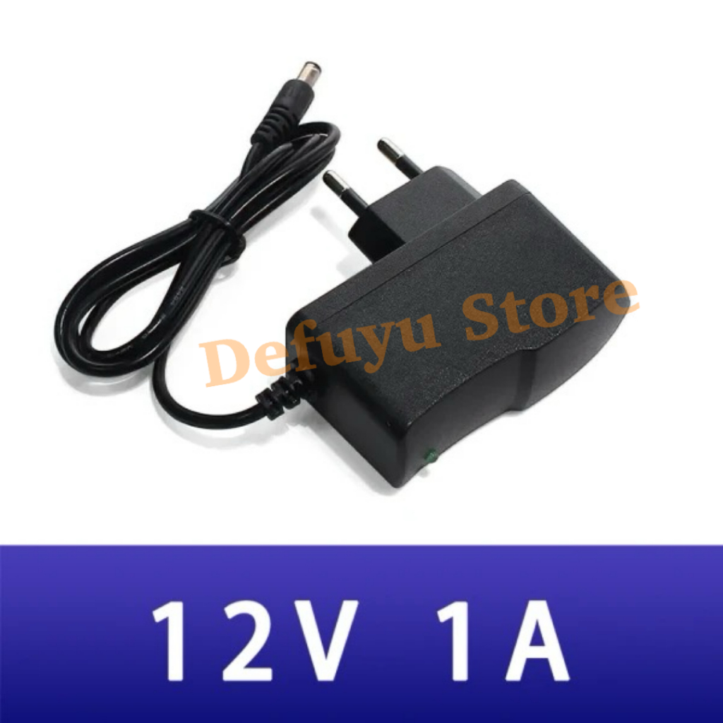 Jual Adaptor 12V 1A Power Adaptor LED CCTV Modem Router 12V1A Power ...