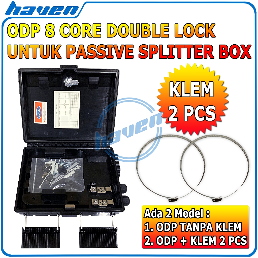 Jual ODP 8 Core Model Box Splitter Double Lock Kosongan / Mini ODP ...