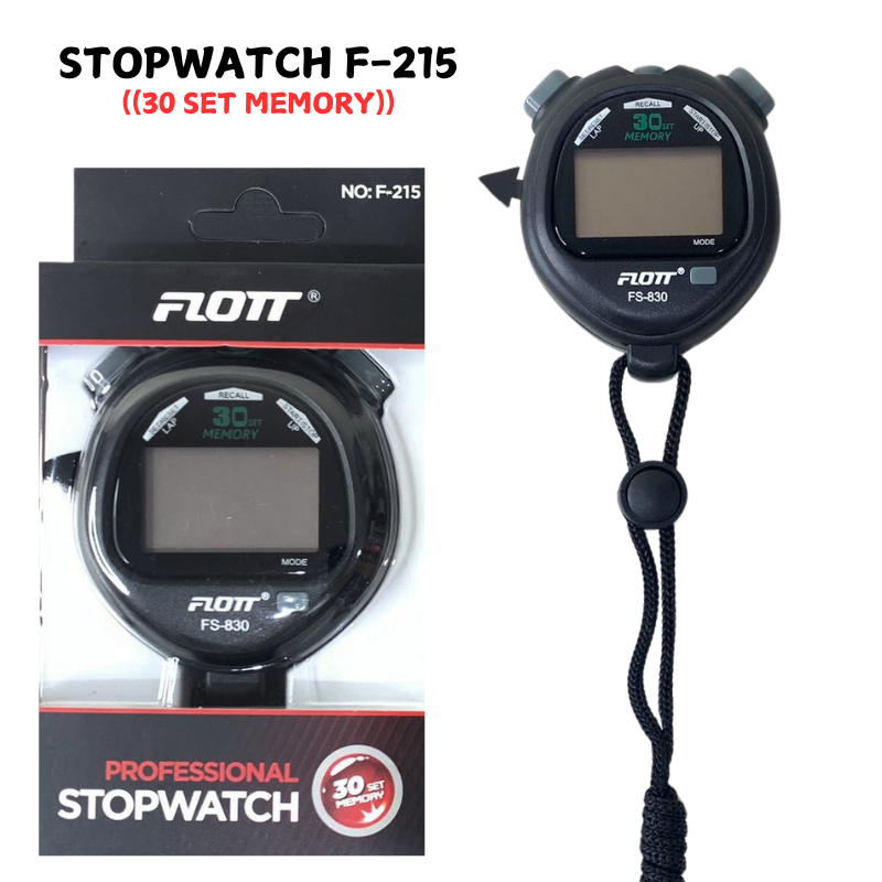 Jual STOPWATCH FLOTT PROFESIONAL 10 30 60 100 200 SET MEMORI WATER ...