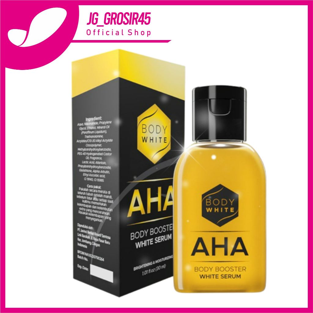 Jual Body White Aha Body Booster White Serum 30ml | Shopee Indonesia