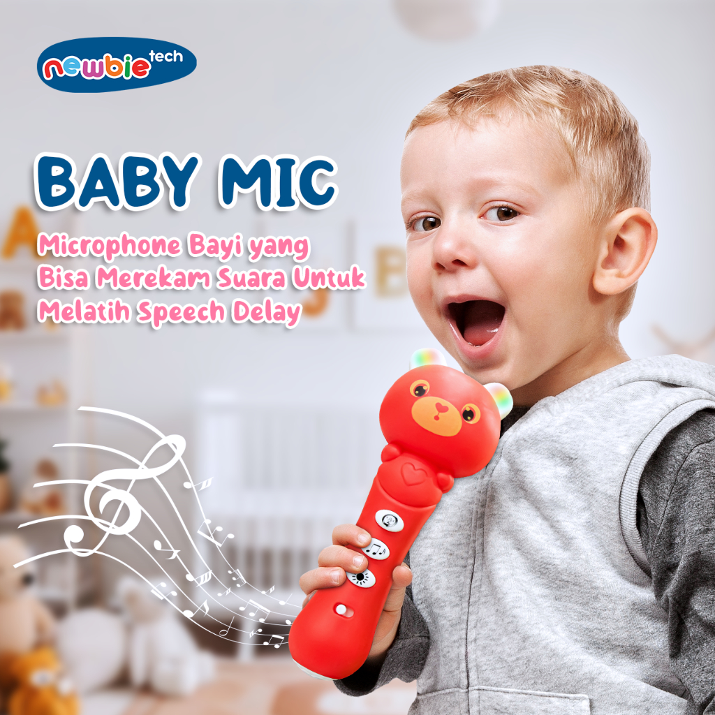 Jual Toko Mainan Cotton Baby Mic Newbietech - Mainan Microphone Record ...