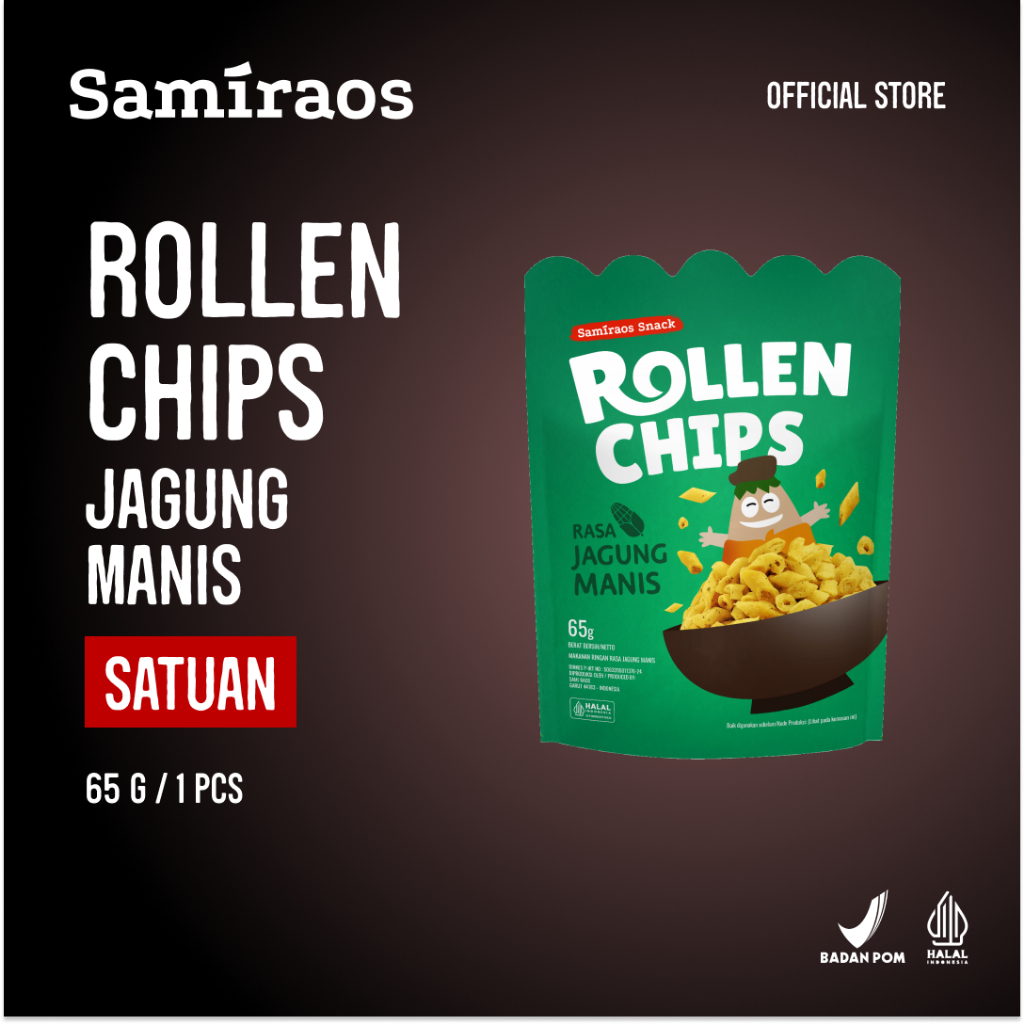 Jual SAMI RAOS - Rollen Chips Jagung Manis | Shopee Indonesia