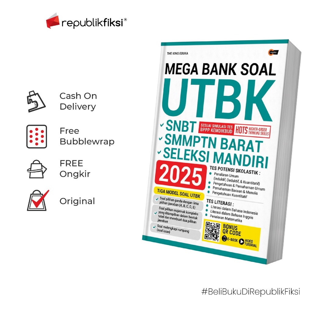 Jual Buku Mega Bank Soal UTBK 2025 - The King Eduka - CMedia | Shopee ...