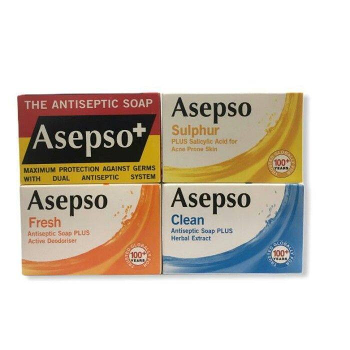 Jual Asepso Antiseptic Soap I Sabun Batang Antiseptic 80gr | Shopee Indonesia