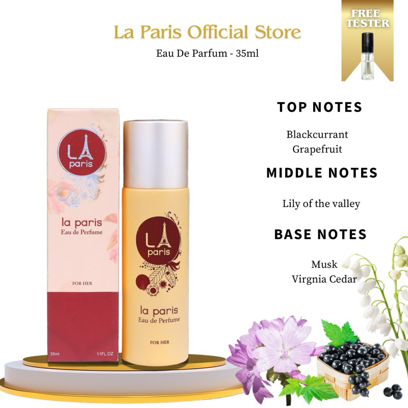 Jual La Paris Parfum Bon Scen Pea | Shopee Indonesia