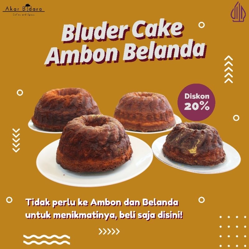 Jual BLUDER CAKE AMBON BELANDA SIZE 14cm | Shopee Indonesia