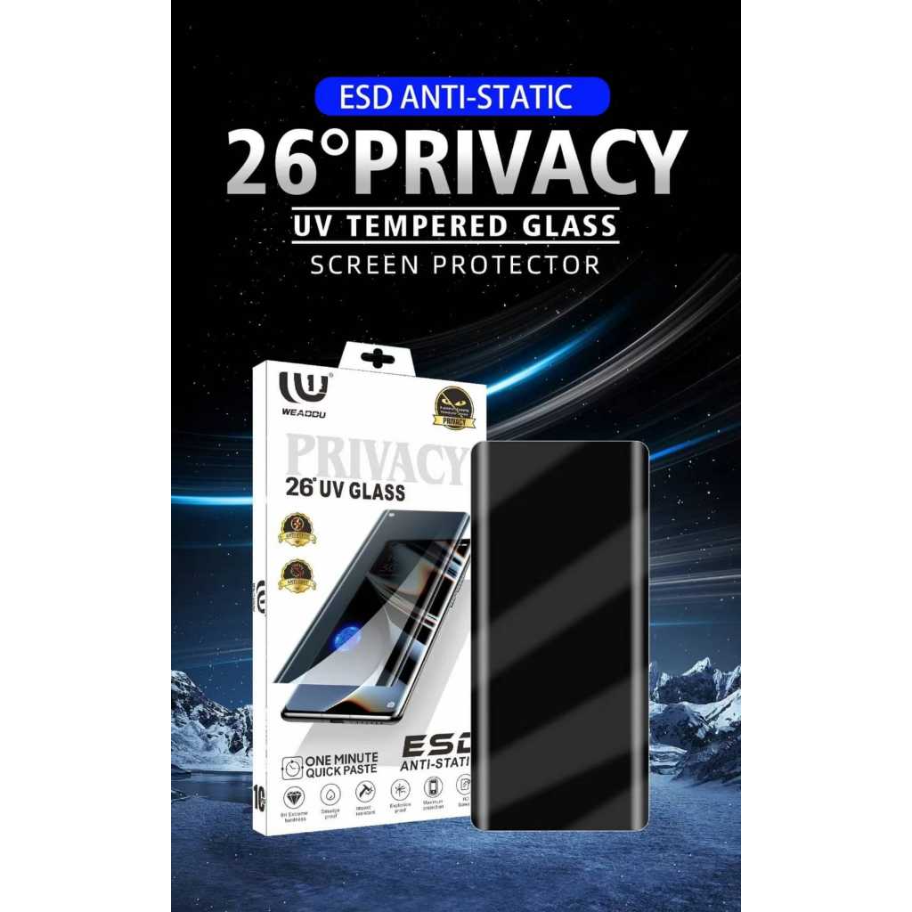 Jual TEMPERED GLASS ESD ANTI STATIC UV PRIVACY SPY ESD VIVO X100 PRO TG ...