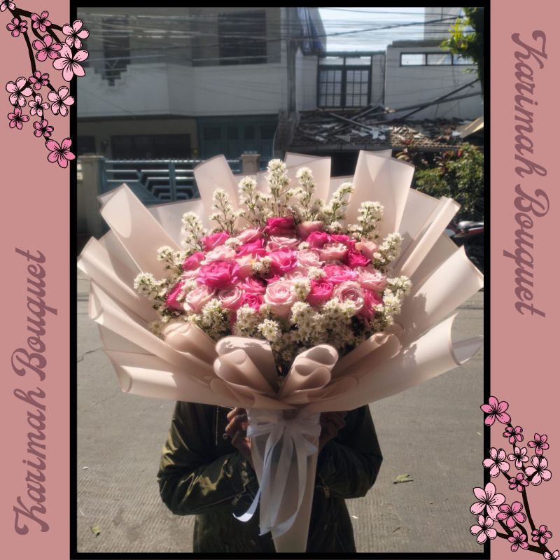 Jual SEHARI JADI! Buket Bunga Wisuda Bandung Flower Hand Bouquet Asli ...