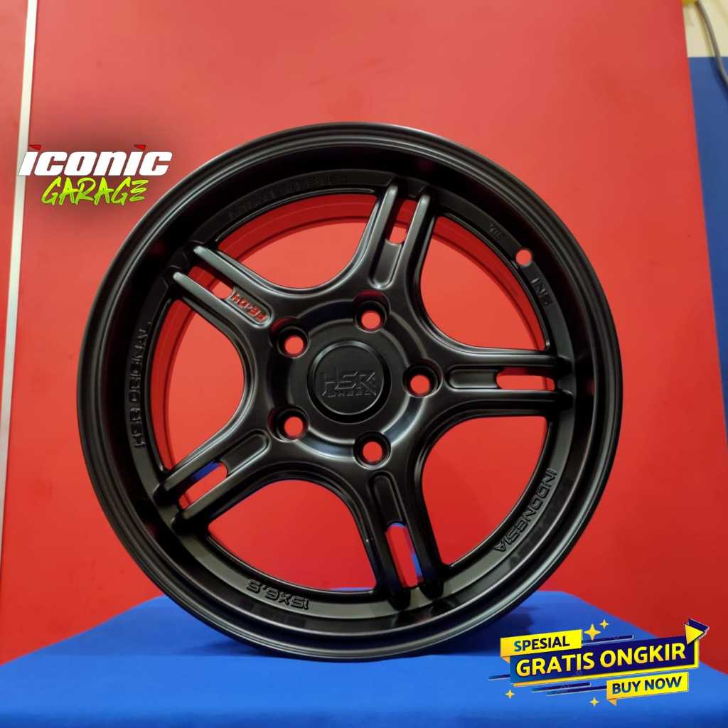 Jual velg mobil fe04 hsr ring 15x6,5 baut 5x114,3 et42 cocok ertiga innova grandmax l300 dll ...
