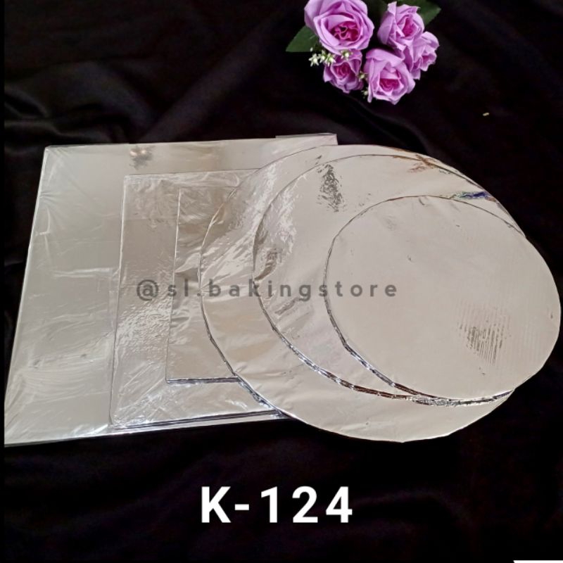 Jual K-124 TATAKAN CAKE/ALAS KUE BULAT/SEGIEMPAT | Shopee Indonesia
