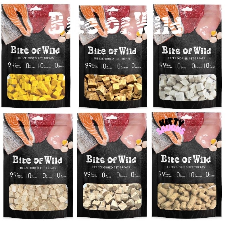 Jual BITE OF WILD FREEZE DRIED MEAT 40gr FOR CAT & DOG | Shopee Indonesia