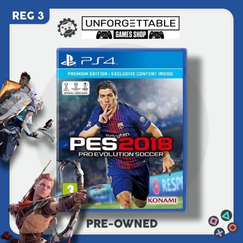 Jual BD PES 2018 PREMIUM EDITION (BONUS DLC) | Shopee Indonesia
