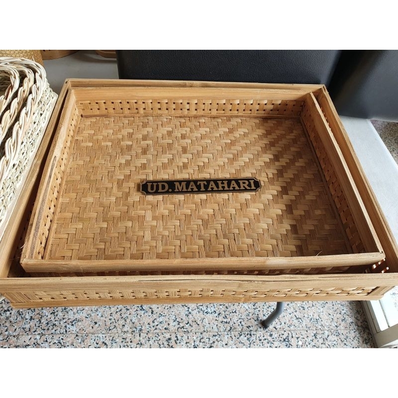 Jual Rotan/ Anyaman Rotan Kotak/Anyaman Bambu/Rotan Bambu/Tempat ...