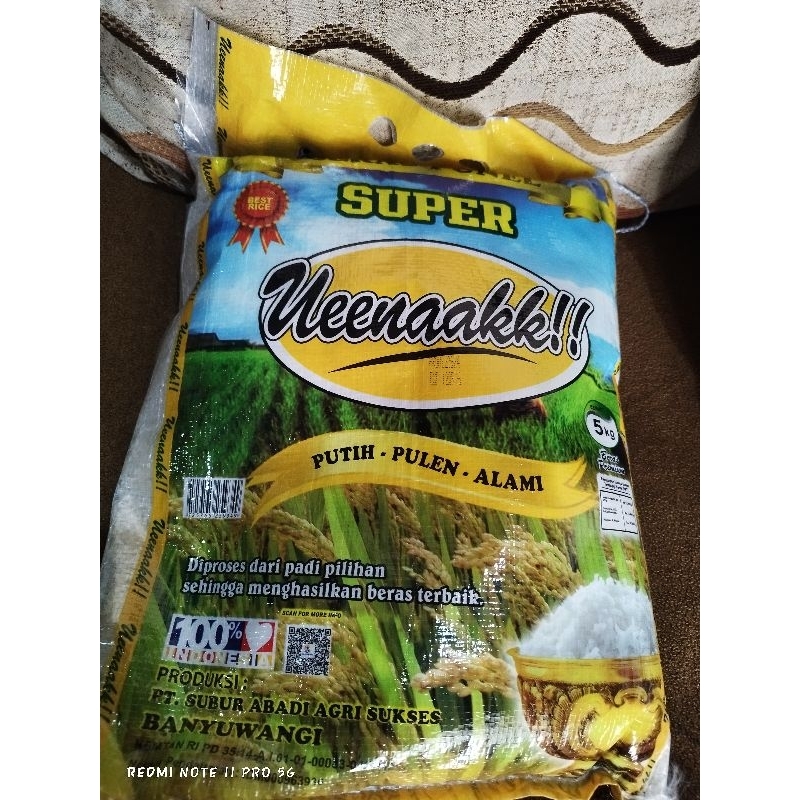 Jual Beras Uenak 5kg | Shopee Indonesia