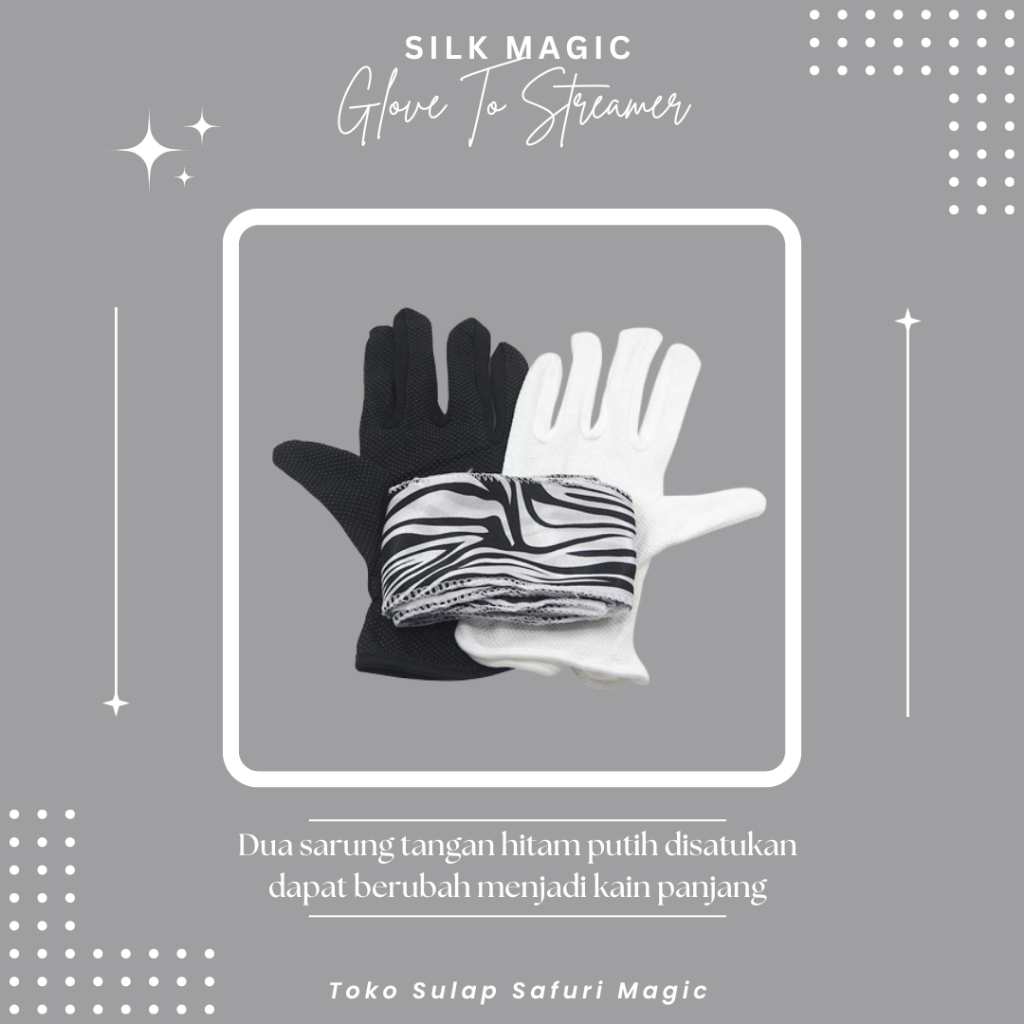 Jual Alat Sulap Glove to Streamer - Sulap Kain - Kain Berubah Warna ...