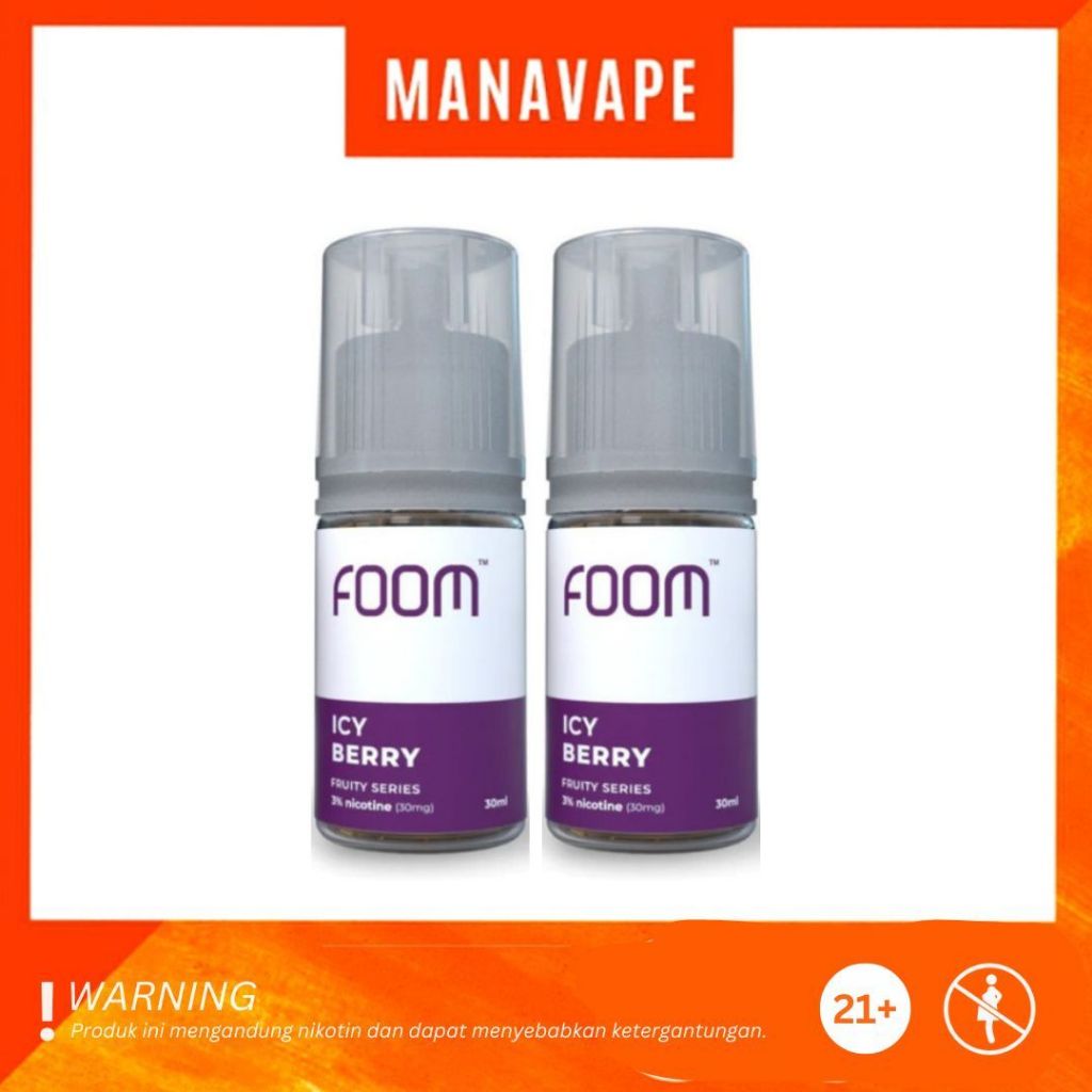 Jual Bundles FOOM Icy Berry 30ml 30mg 2 PCS | Shopee Indonesia