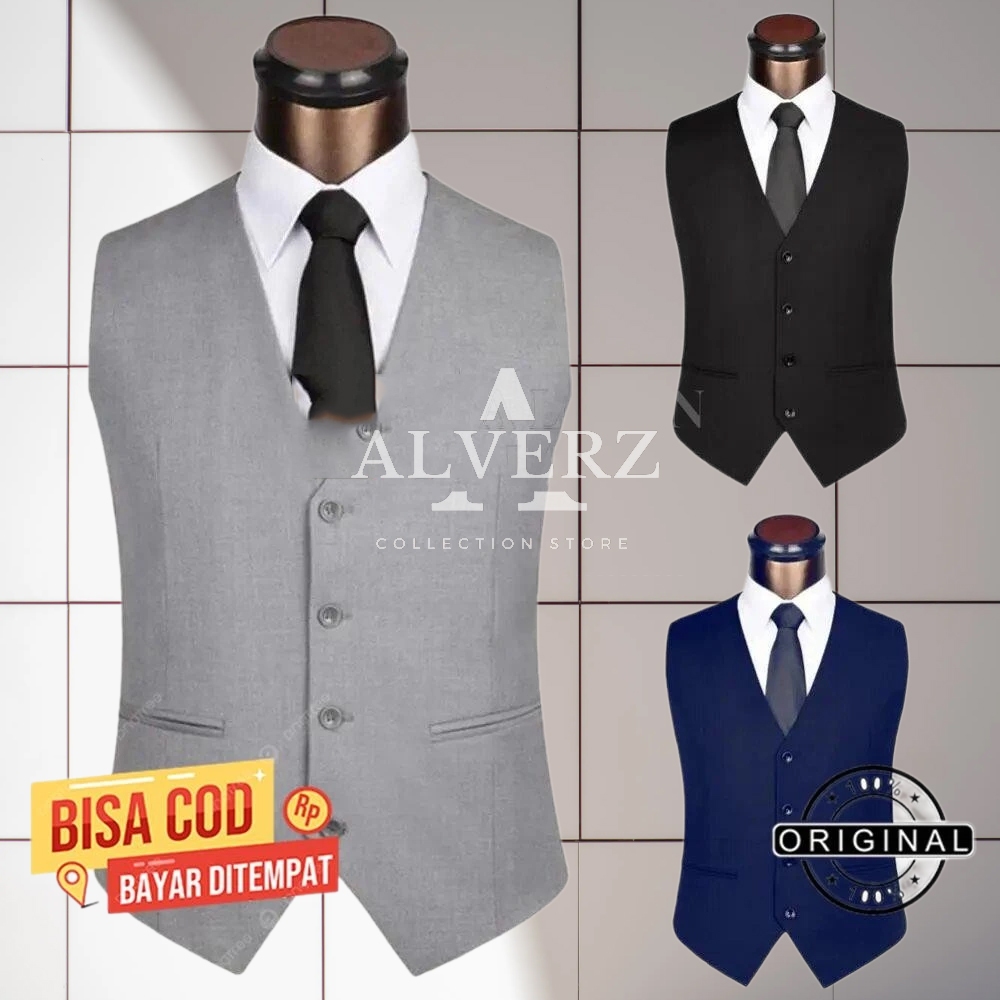 Jual Rompi Jas Formal Pria / Vest Pria / Rompi Pria / Rompi Jas pria ...