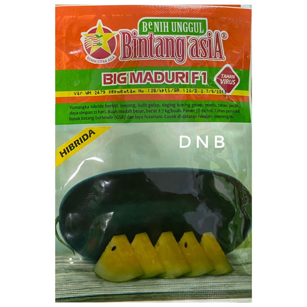 Jual Semangka hibrida berbiji Inul kuning besar BIG MADURI F1 Warna ...