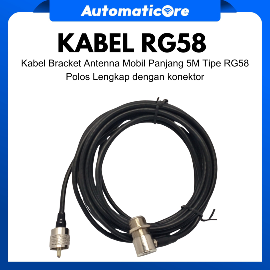 Jual Kabel Bracket RG58 5M RG 58 Include Konektor Siap Pakai | Shopee ...