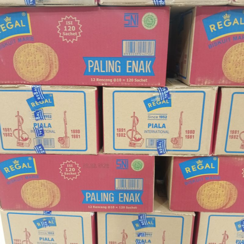 Jual Regal Marie biskuit Renceng 1 dus isi 12 renceng | Shopee Indonesia