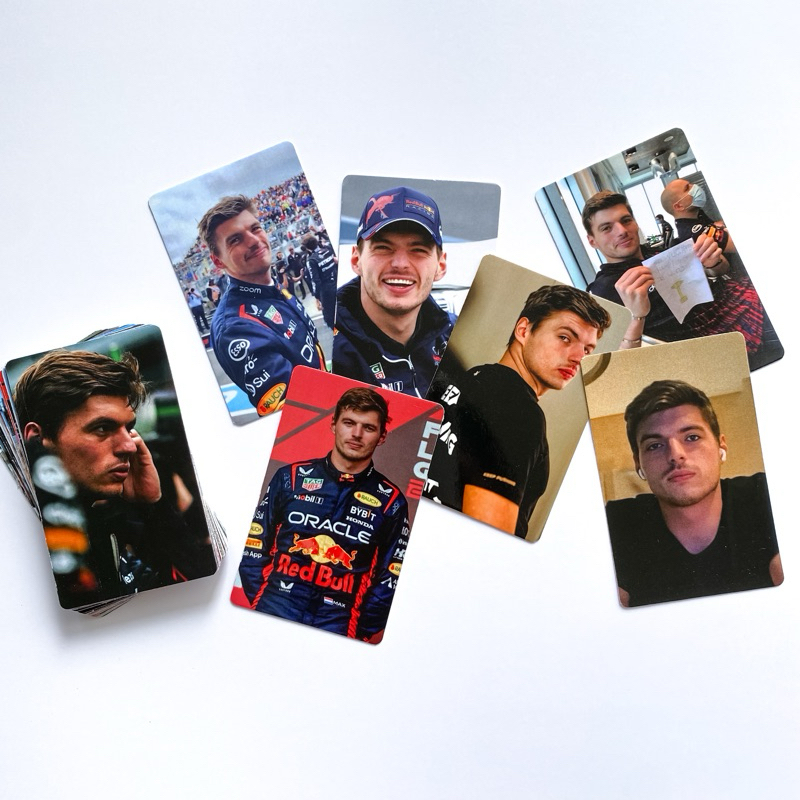 Jual [25 PCS] Max Verstappen F1 Driver Red Bull Unofficial Photocard ...