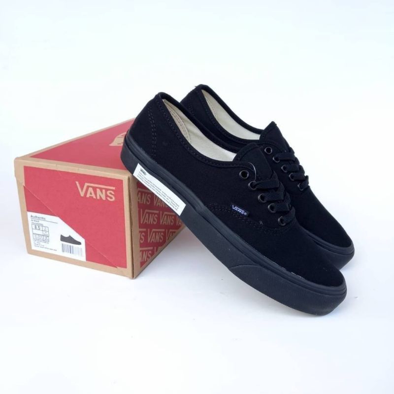 Jual SEPATU Vans Authentic All Black | Shopee Indonesia