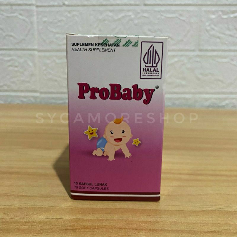 Jual Probaby suplemen bayi botol isi 15 kapsul Nutrindo | Shopee Indonesia