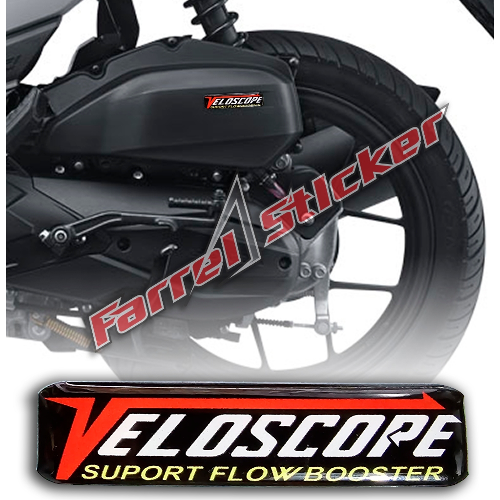 Jual STICKER VELOSCOPE SUPPORT FLOW BOOSTER STIKER FILTER MATIC HONDA ...