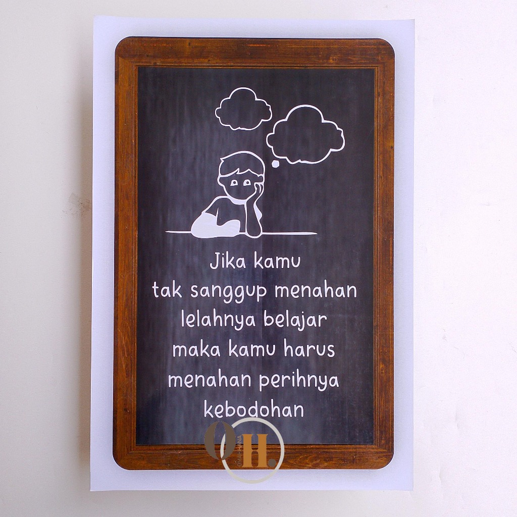 Jual Poster Quotes Belajar - Quotes Sekolah - Poster Sekolah | Shopee ...