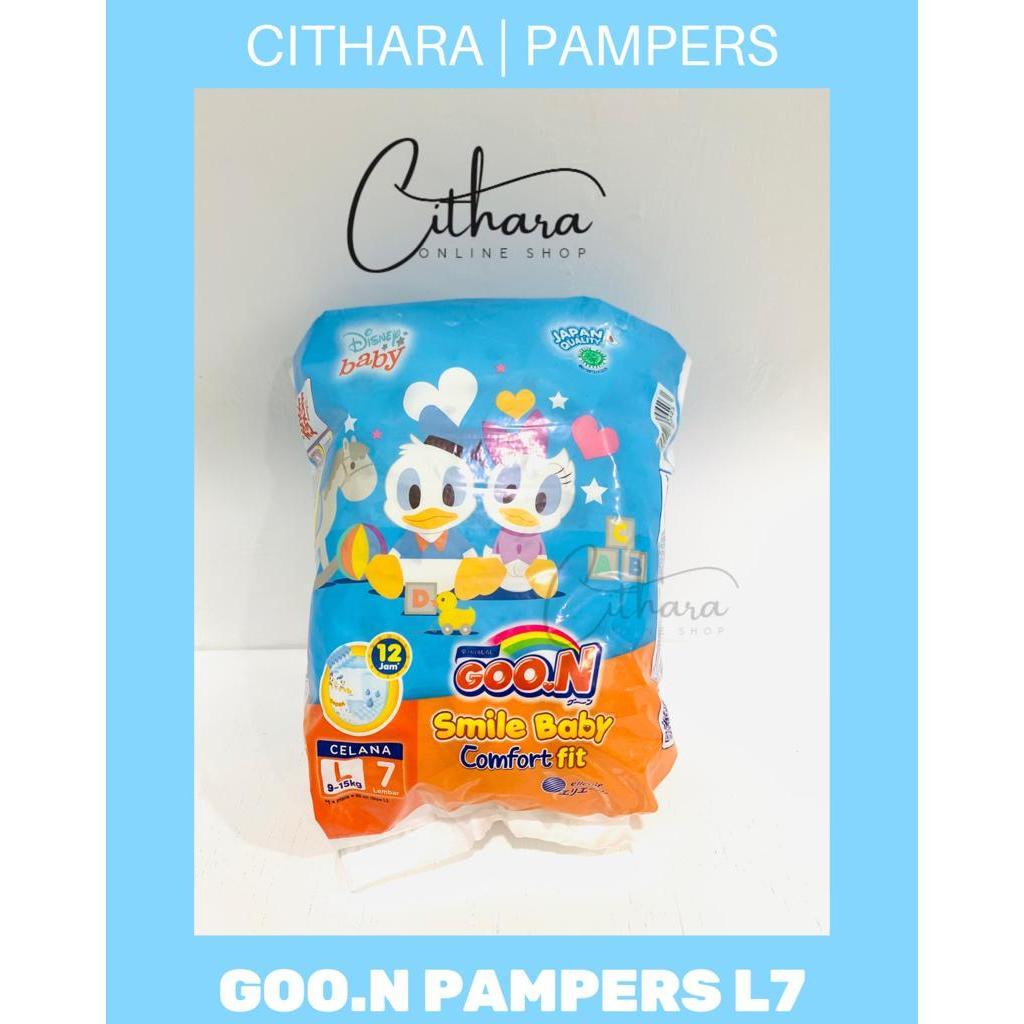 Jual GOO.N SMILE BABY COMFORT FIT L7 | POPOK SEKALI PAKAI | Shopee Indonesia