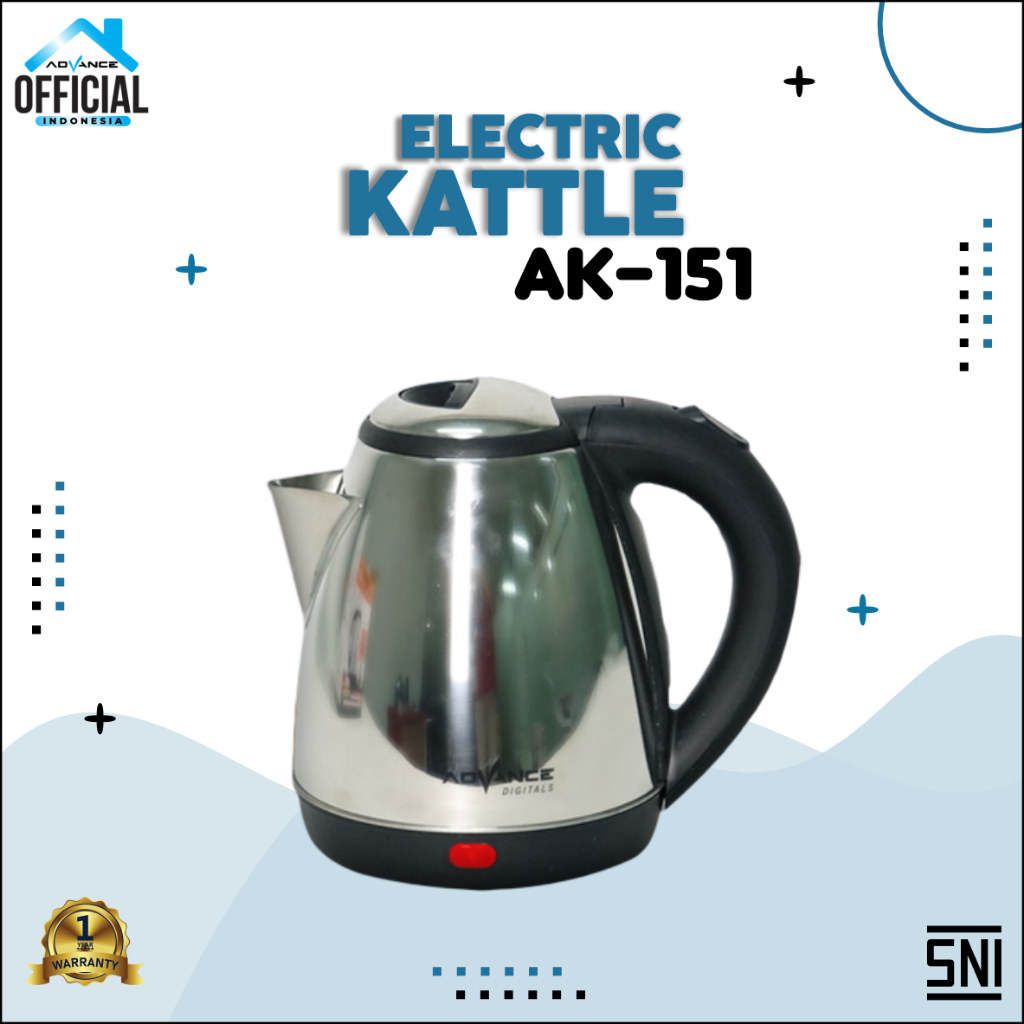 Jual READY STOCK! ADVANCE ELECTRIC KETTLE /KETEL LISTRIK AK-151 ...