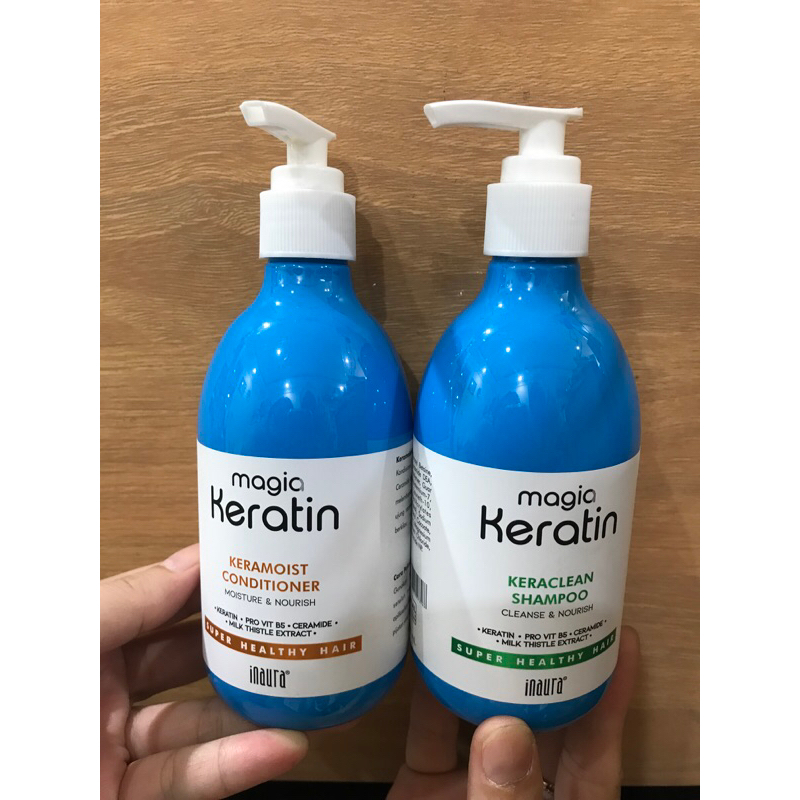 Jual INAURA Magic Keratin Shampo / Kondisioner 200 ml | Shopee Indonesia