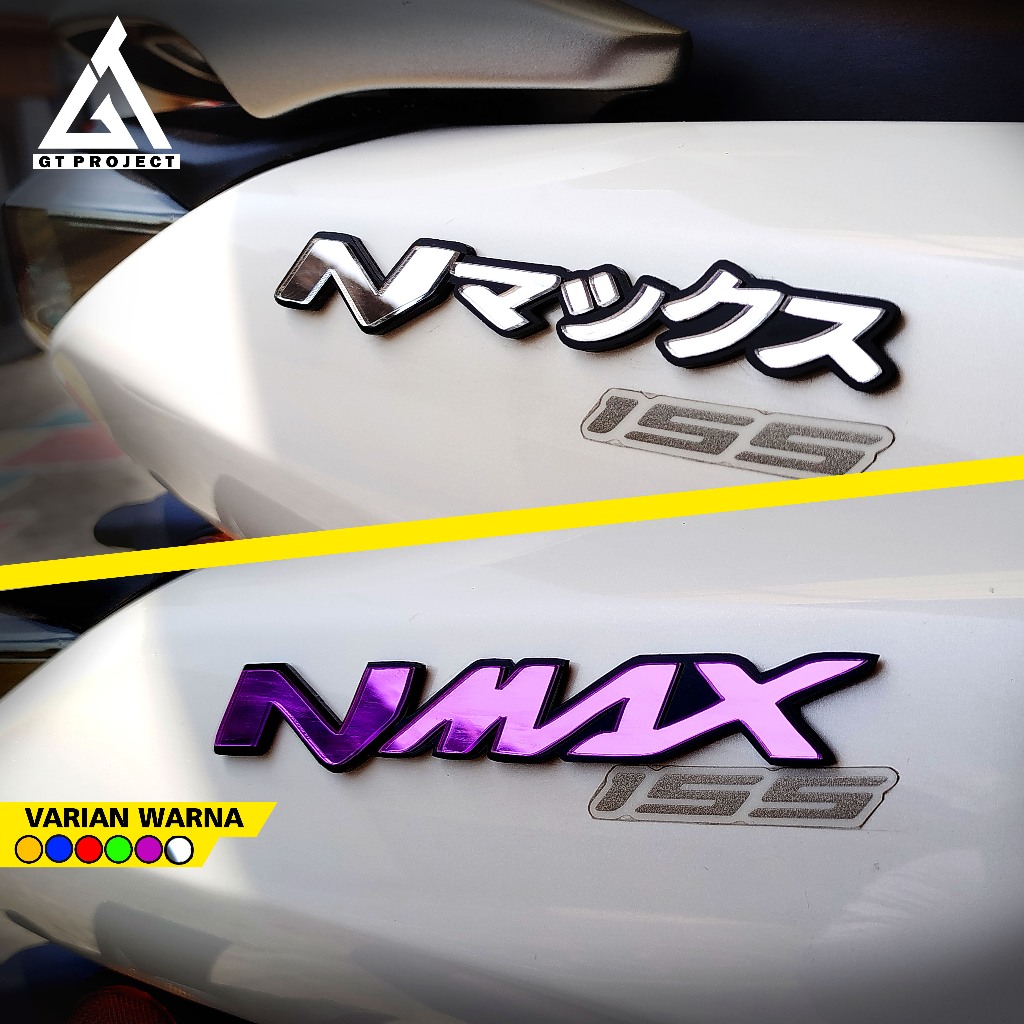 Jual EMBLEM NMAX OLD NEW YAMAHA TIMBUL JEPANG 3D GT PROJECT 1 PASANG ...