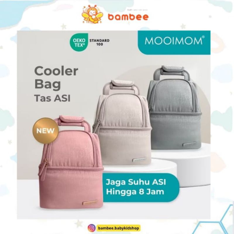Jual Mooimom Cooler Bag Diaper Bag / Mooimom Tas ASI Ransel Jinjing ...