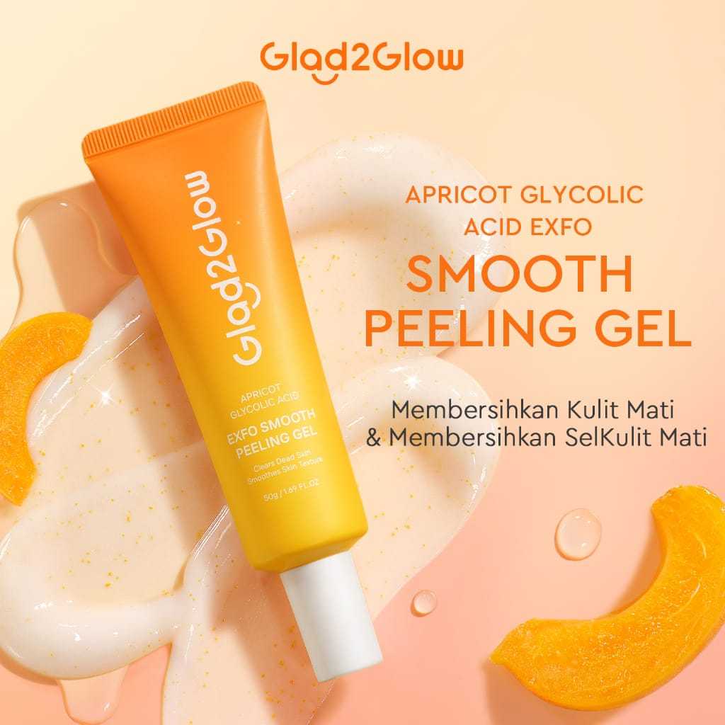Jual 【NEW LAUNCH】Glad2Glow peeling gel Apricot Glycolic Acid Exfo ...