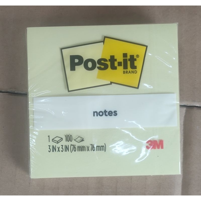 Jual Post it 654 3M Sticky Notes 76mm x 76mm 1 Pcs | Shopee Indonesia