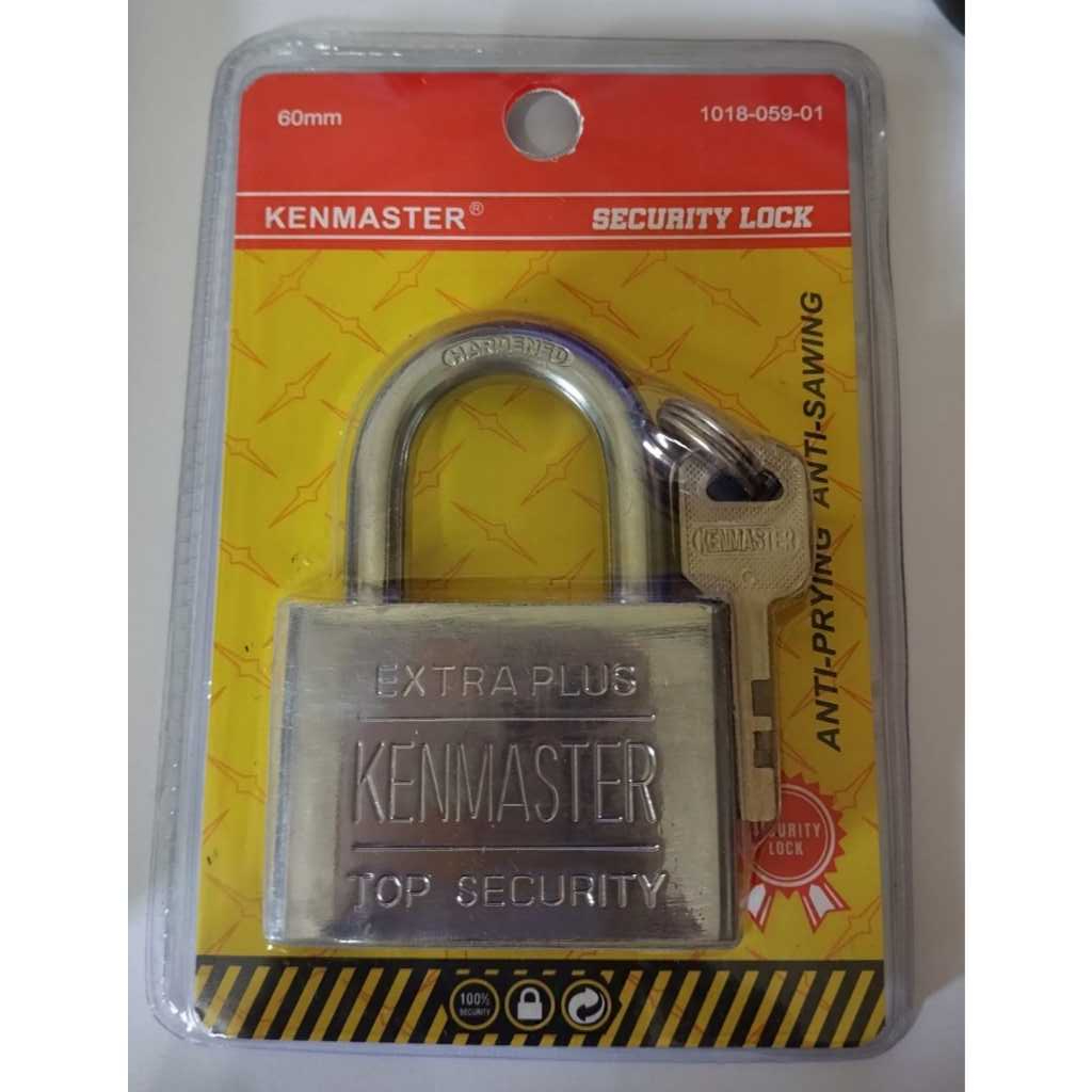Jual KENMASTER BL 60MM Gembok Leher PENDEK Security Pad Lock BL-60MM ...