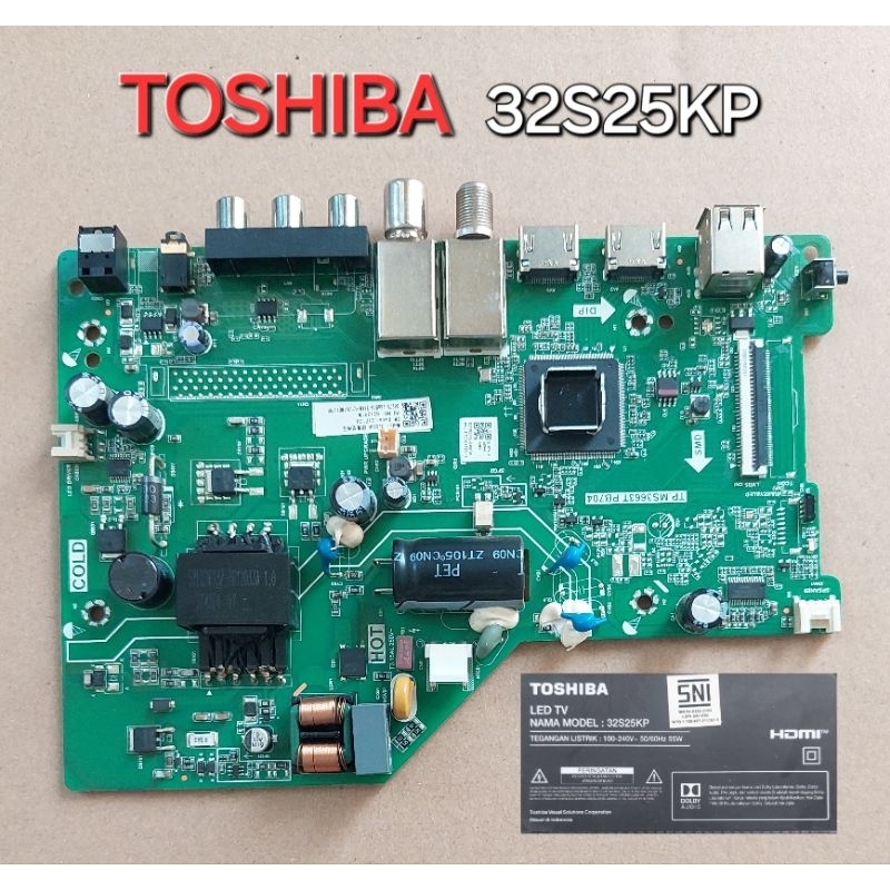 Jual MAINBOARD MB TOSHIBA 32S25KP | Shopee Indonesia