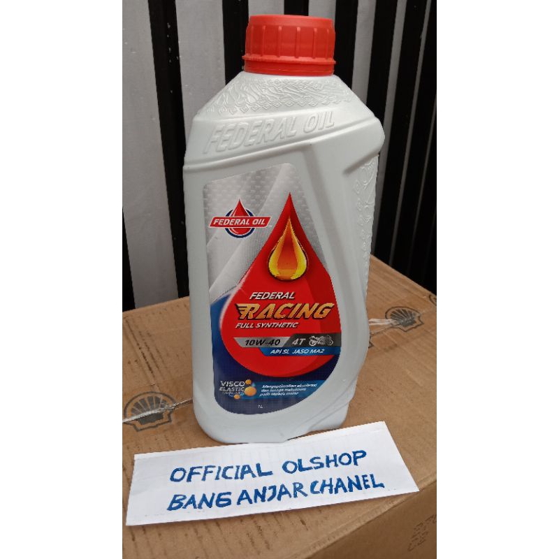 Jual FEDERAL RACING FULL SYNTHETIC 10W-40 1L | Shopee Indonesia