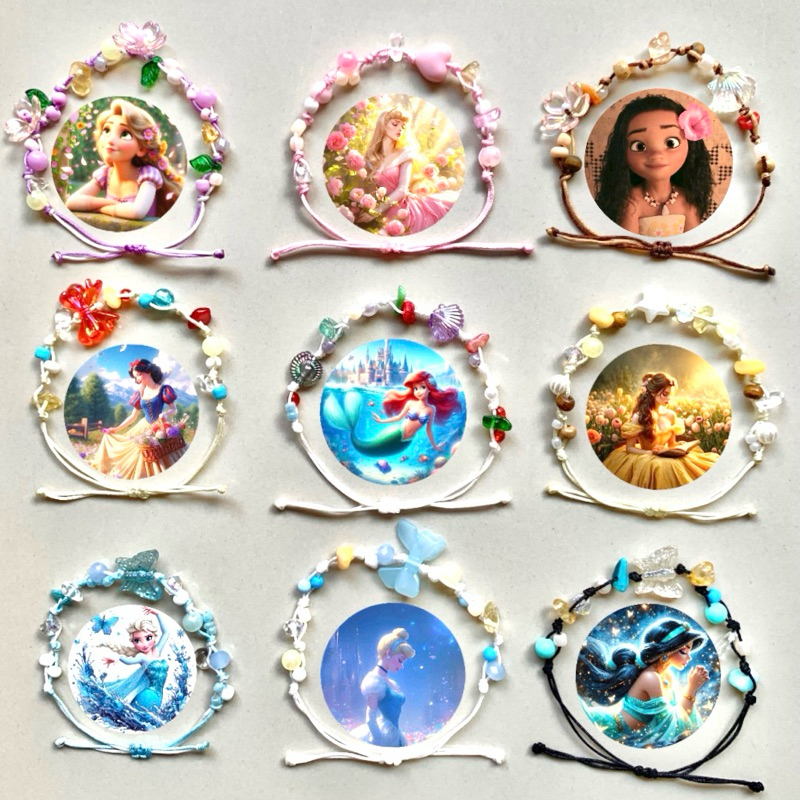 Jual Disney Princess Bracelets | Bead Bracelets | Shopee Indonesia